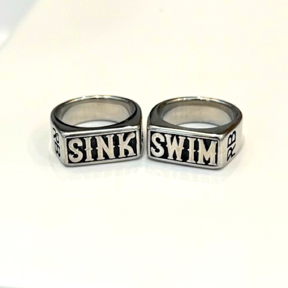 Accessories | Sink Or Swim Stainless Steel Custom Matching Unisex ...